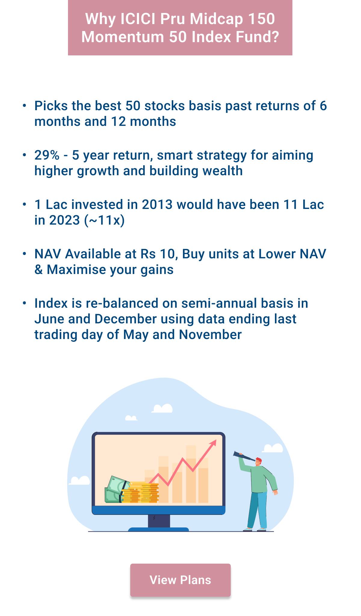 NIFTY Midcap 150 Momentum 50 Fund - Returns & Companies